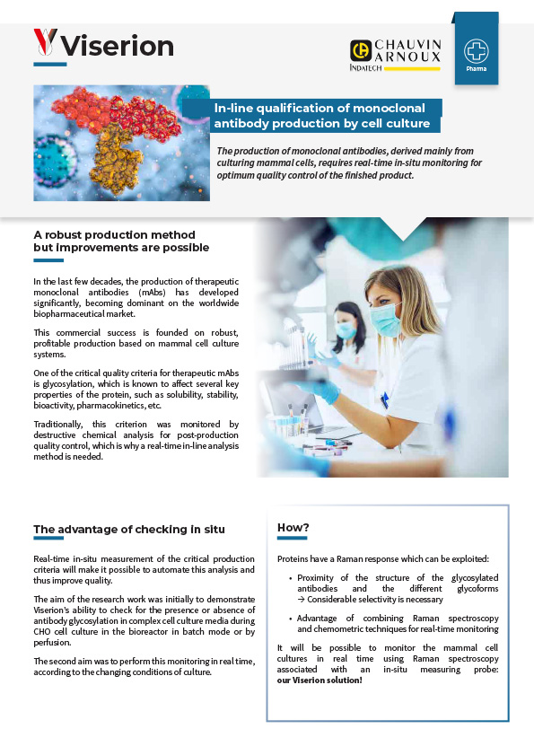 Indatech documentation | Viserion - production of monoclonal antibodies by cell culture