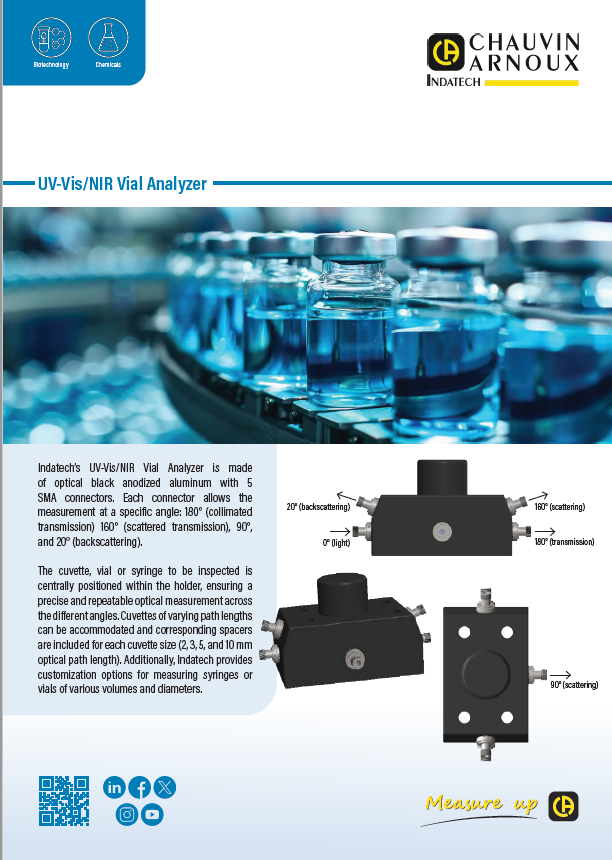 Documentation Indatech | SAM-Spec - UV-Vis/NIR Vial Analyzer